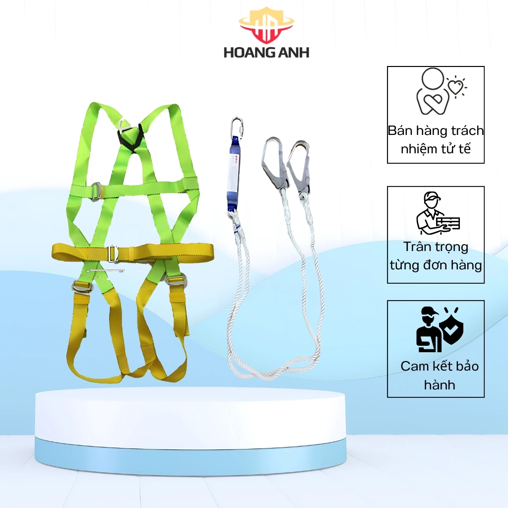 Dây đai an toàn toàn thân 2 móc lớn ADELA | Shopee Việt Nam