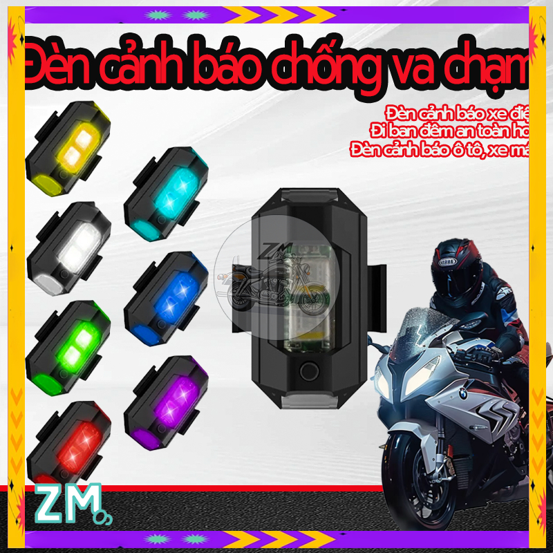 Đèn led cảnh báo, đèn nháy xe đạp xe điện đèn diều led nhấp nháy chớp ...