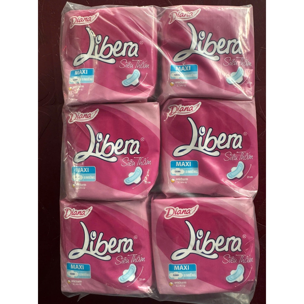 COMBO 6 GÓI BVS LIBERA SIÊU THẤM ( MẶT LƯỚI ) CÁNH/ K- CÁNH/SIÊU MỎNG ...