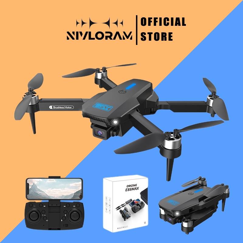 Flycam E88 Max 2025,Drone camera 4k mini Máy Bay Flycam trang bị camera ...
