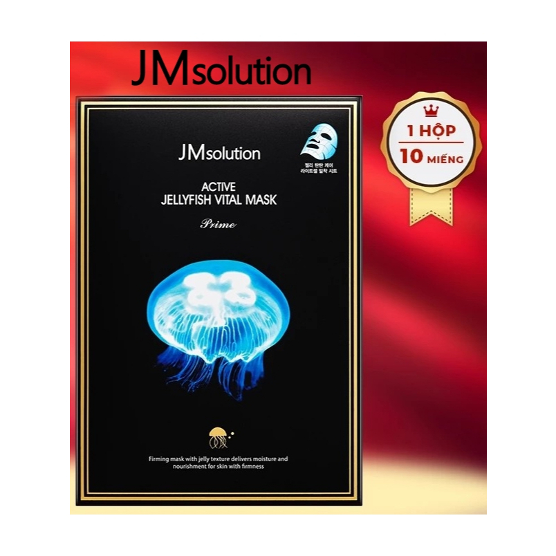 [[ JM SOLUTION ]] Mặt nạ giấy sứa biển cấp ẩm sáng da Active Jellyfish Vital Mask Prime 33ml [10 ...