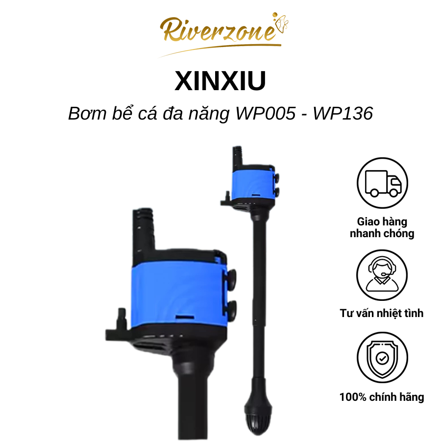 Bơm XinXiu 3 trong 1 cho bể cá, tích hợp tạo oxy và tạo sóng yên tĩnh | Shopee Việt Nam