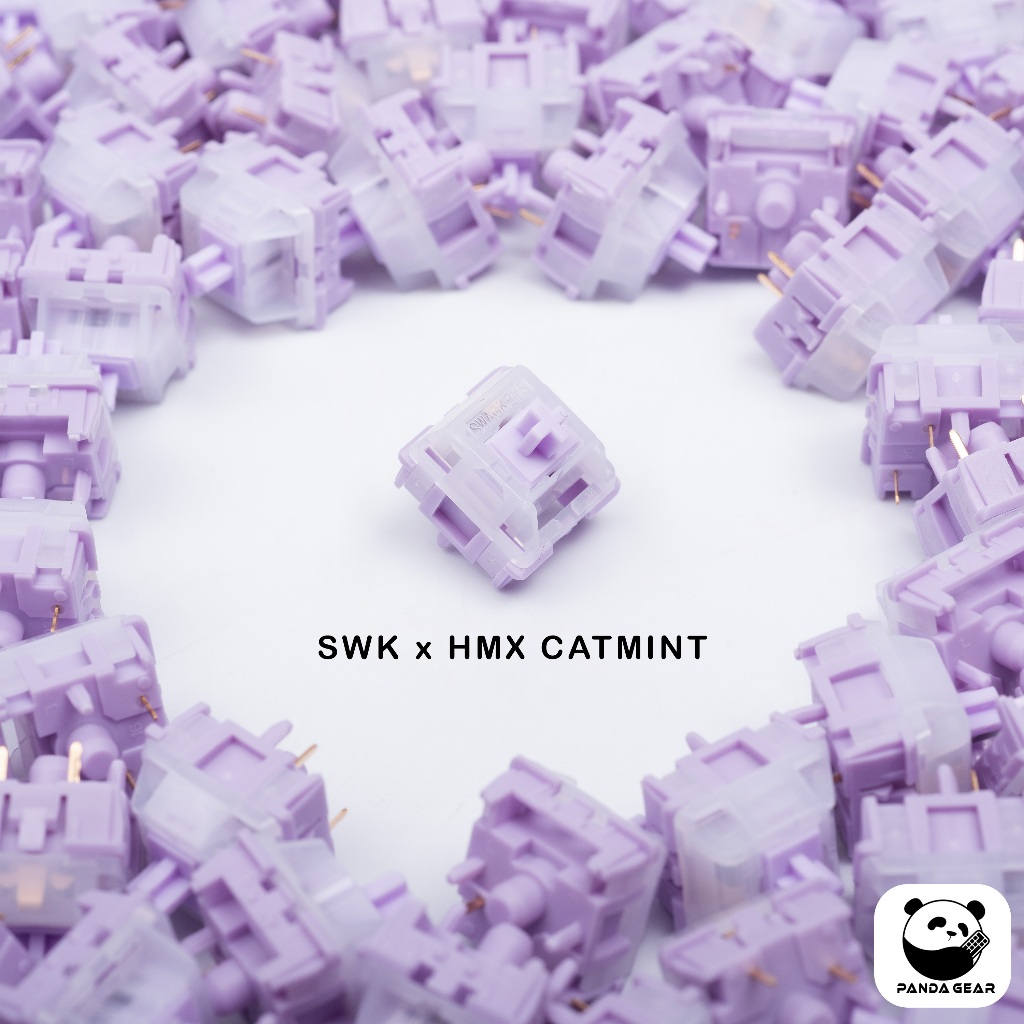 Switch SWK x HMX Catmint linear 45g prelubed công tắc bàn phím cơ SWK x ...