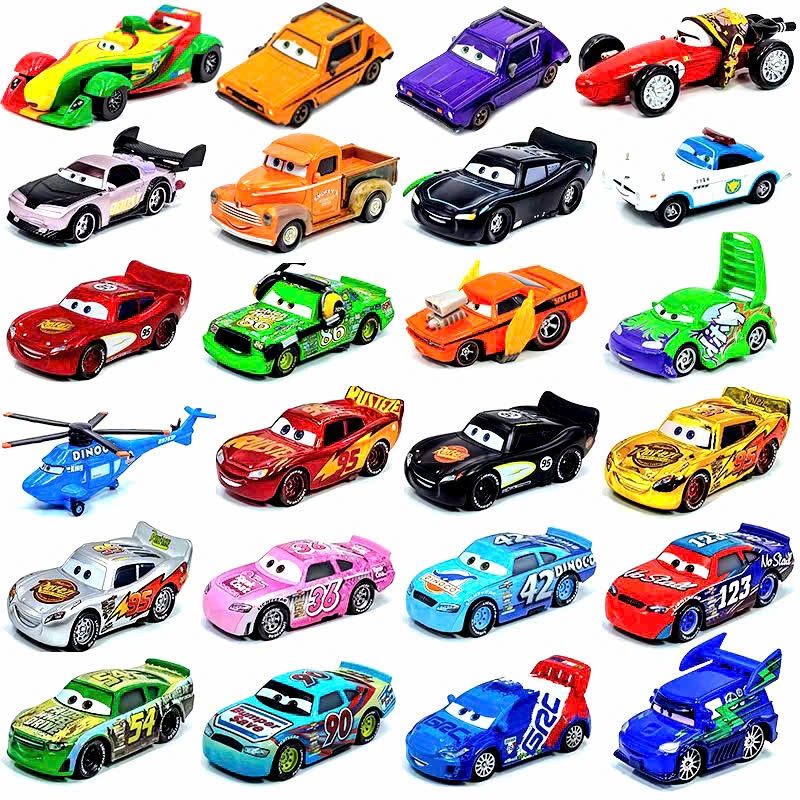 Bộ sưu tập xe ô tô McQueen chạy đà bằng nhựa ngộ nghĩnh trong phim Cars ...