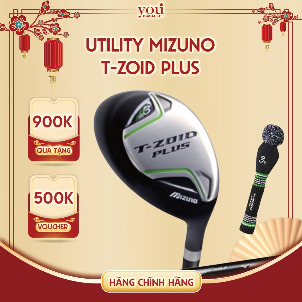 (Chính Hãng) Gậy Golf Hybrid/ Rescue/ Utility Mizuno T-Zoid Plus Số 3, Số 4 Và Số 5 Cho Nam ...
