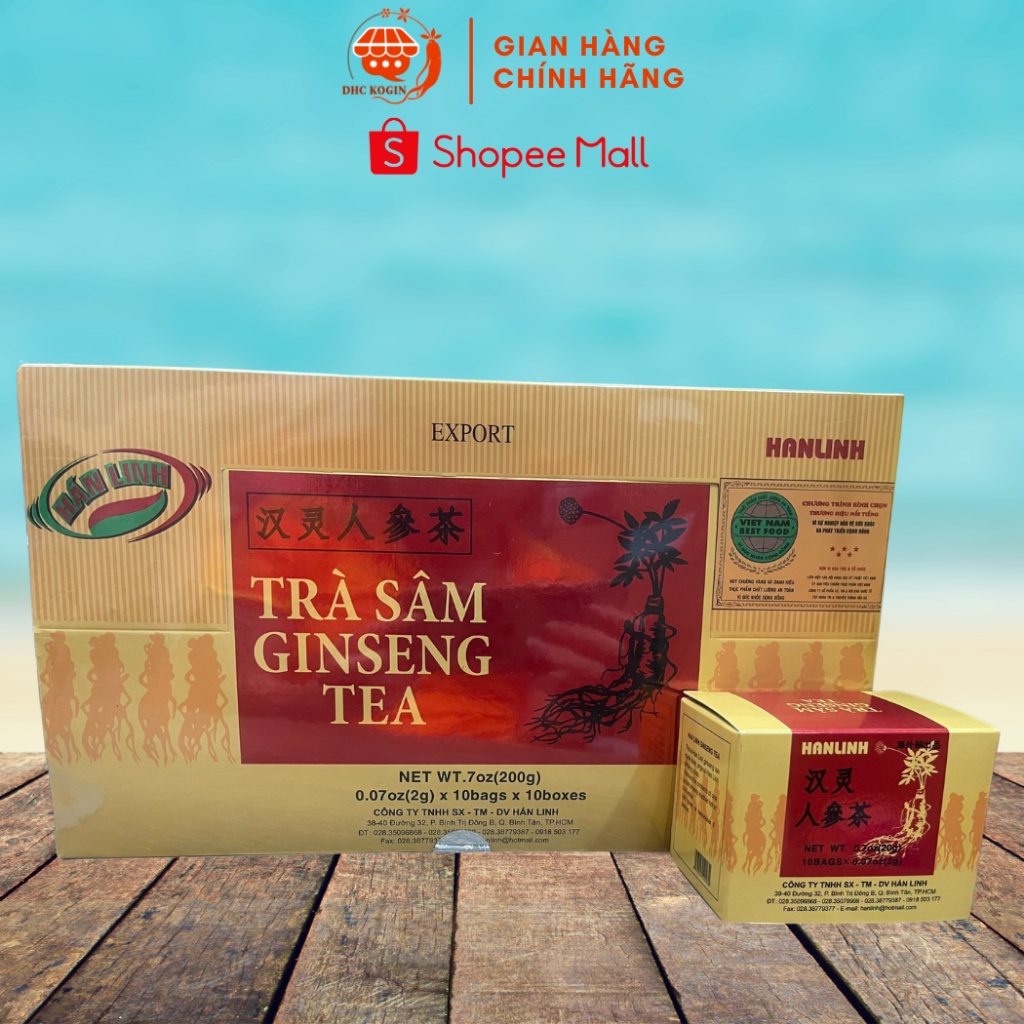 (HÀNG VN) Trà Sâm Ginseng Tea Hán Linh (2g x 100 gói) - DHC Korea ...