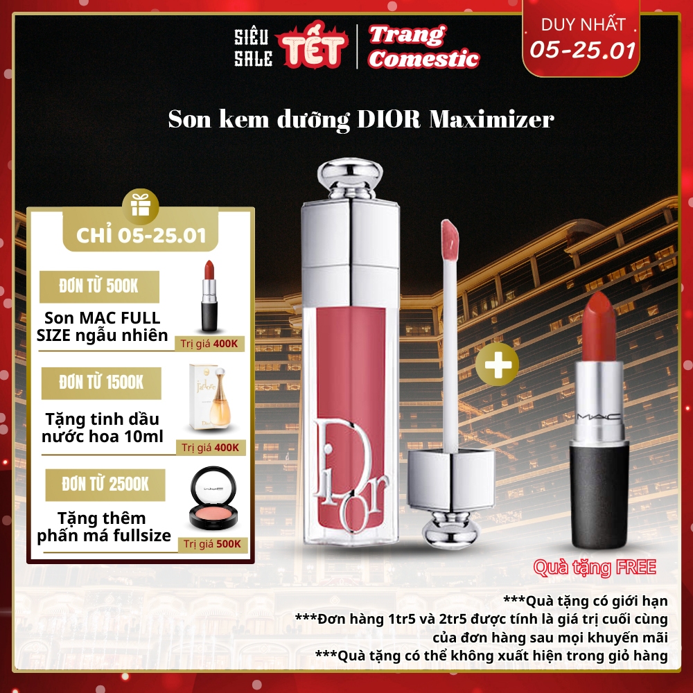 Son dưỡng Dior Addict Lip Maximizer giúp căng mọng mịn môi | Shopee Việt Nam