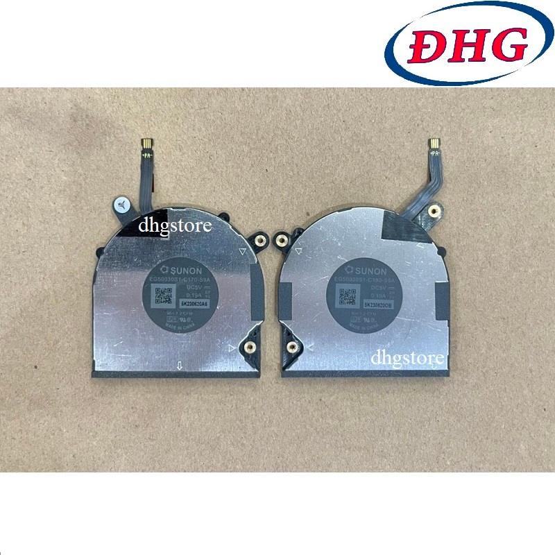 Fan quạt tản nhiệt CPU-GPU laptop Dell XPS 13 9310 2in1, XPS 13 7390 2 ...