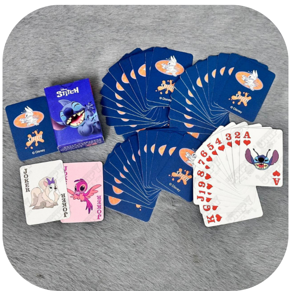 Product image Bộ Bài Tây Stitch Mini | Thẻ Bài Sưu Tầm Trưng Bày Giải ...