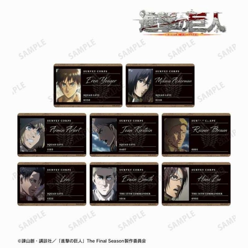 Card bóc sẵn Attack On Titan "AOT" | Shopee Việt Nam
