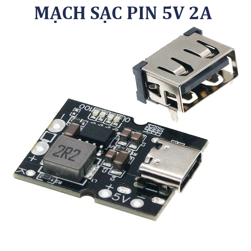 Mạch Sạc Pin 1S Cổng Type C 5V 2A Dùng Cho Pin 18650 / Lion / Lithium 3 ...