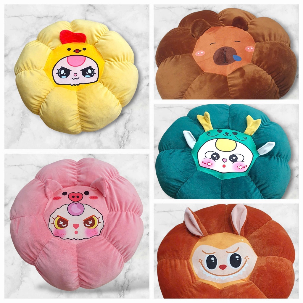 Đệm lót ghế, đệm trang trí, đệm ngồi bệt hình quả bí ngô mẫu baby three ...