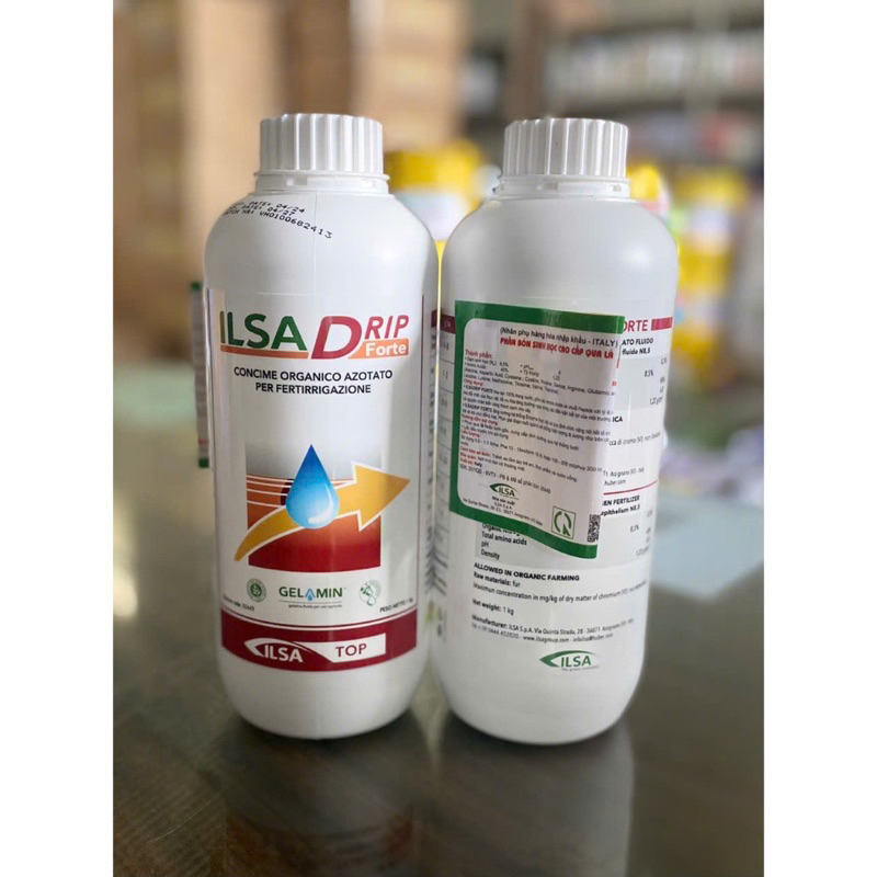 Phân sinh học bón lá ILSA DRIP FORTE Chai 1 lít | Shopee Việt Nam