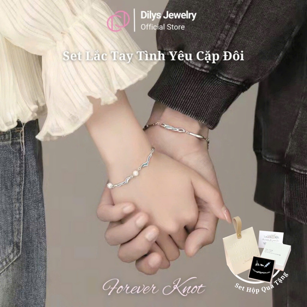 [Tặng Hộp] Vòng Tay Đôi "Forever Knot" Titan Không Gỉ Quà Tặng Người ...