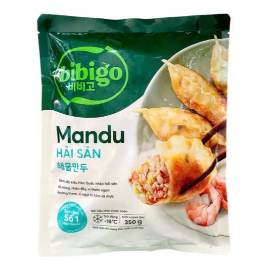 [Samy Food] BÁNH XẾP MANDU CHUẨN VỊ HÀN QUỐC NHÂN HẢI SẢN CJ 350G | Shopee Việt Nam