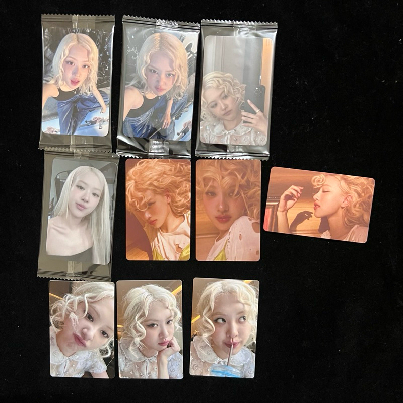Card Photocard BLACKPINK ROSÉ Album ROSIE KTOWN K4 Chính Hãng OFFICIAL ...