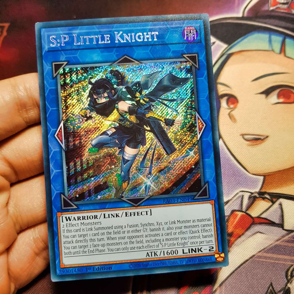 Thẻ bài Yugioh chính hãng | S:P Little Knight | RA03 Secret rare ...