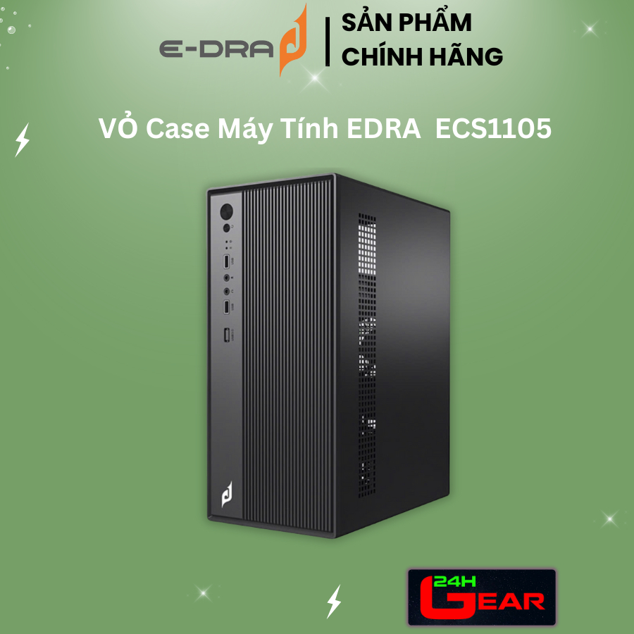 Vỏ Case EDRA ECS1105 (M-ATX/Mid Tower) Chính hãng | Shopee Việt Nam