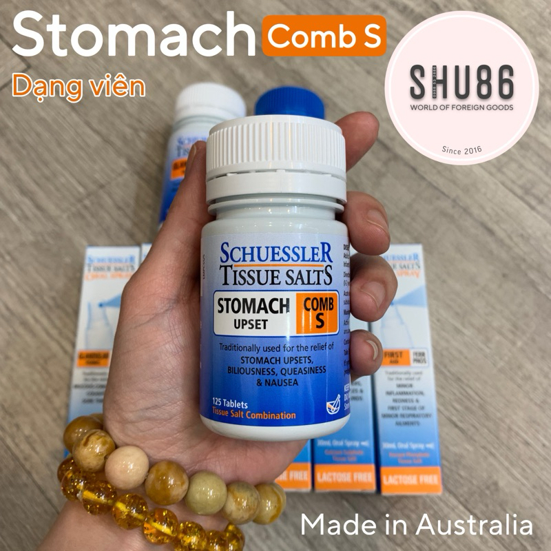 [SHU86] Schuessler Tissue Salts STOMACH Upset Comb S - Muối mô dạ dày ...