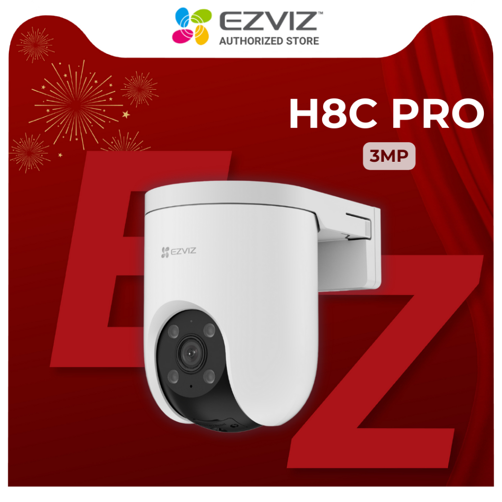 Camera wifi xoay ngoài trời Ezviz H8C Pro 3MP 2K có màu ban đêm - Chính hãng | Shopee Việt Nam