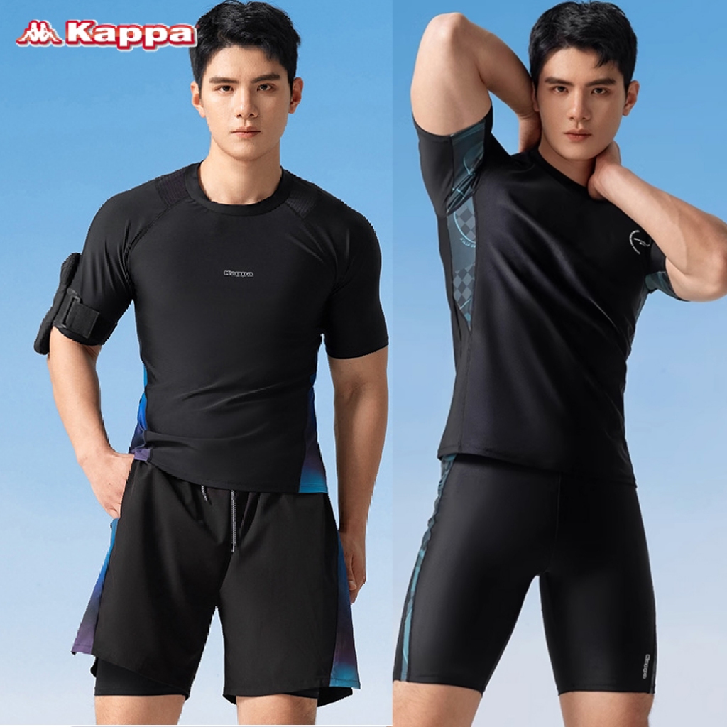 Đồ Bơi Nam Kappa Cộc Tay Kín Đáo Nhanh Khô Bộ Bơi Nam Đồ Bơi Cho Nam ...