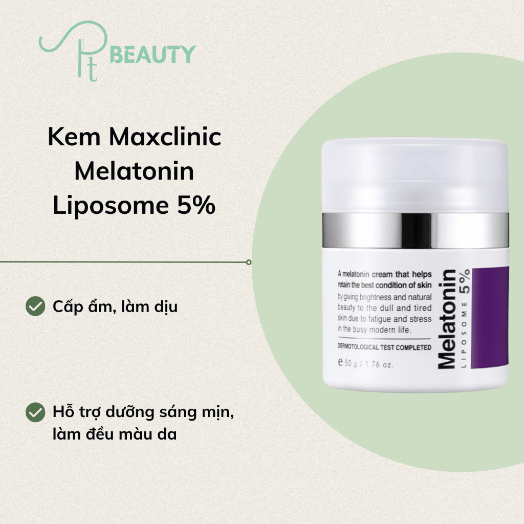 Kem Dưỡng Maxclinic Hàn Quốc Melatonin Liposome 5% Time Return Cream ...