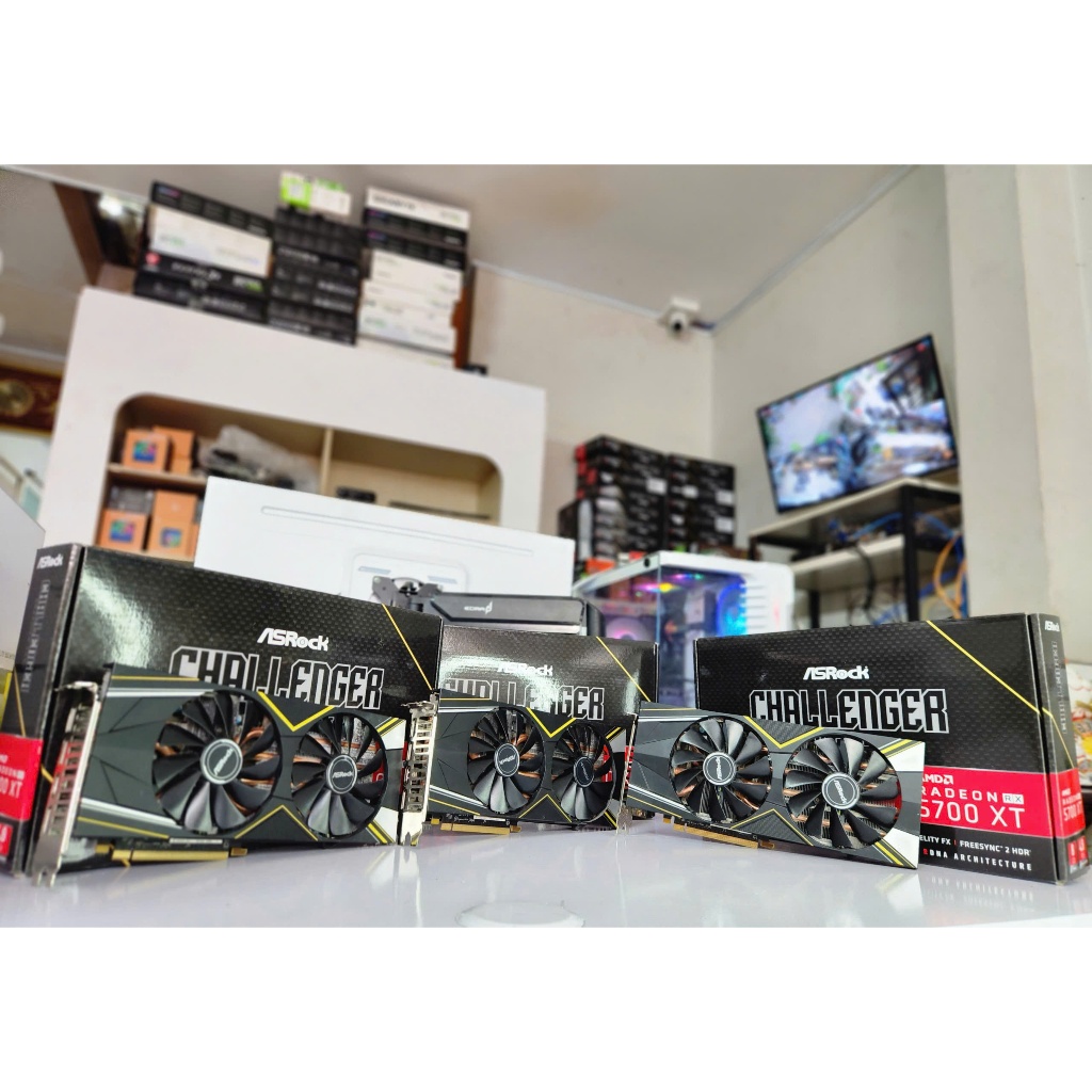 VGA ASROCK Radeon RX 5700 XT Challenger D 8G OC FULL BOX | Shopee Việt Nam