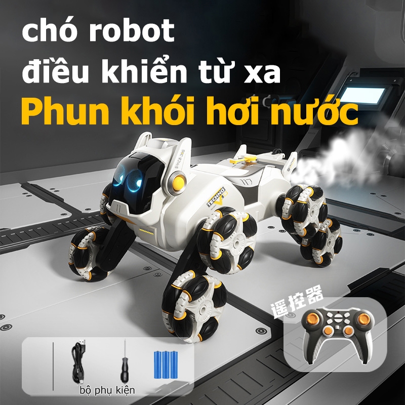 Robot chó đồ chơi điều khiển từ xa phiên bản xe địa hình điều khiển ...