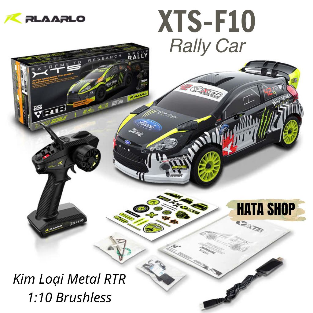 Rlaarlo Rally Car XTS-F10 Bản Kim Loại Metal Xe Đua Điều Khiển Từ Xa 1/ ...
