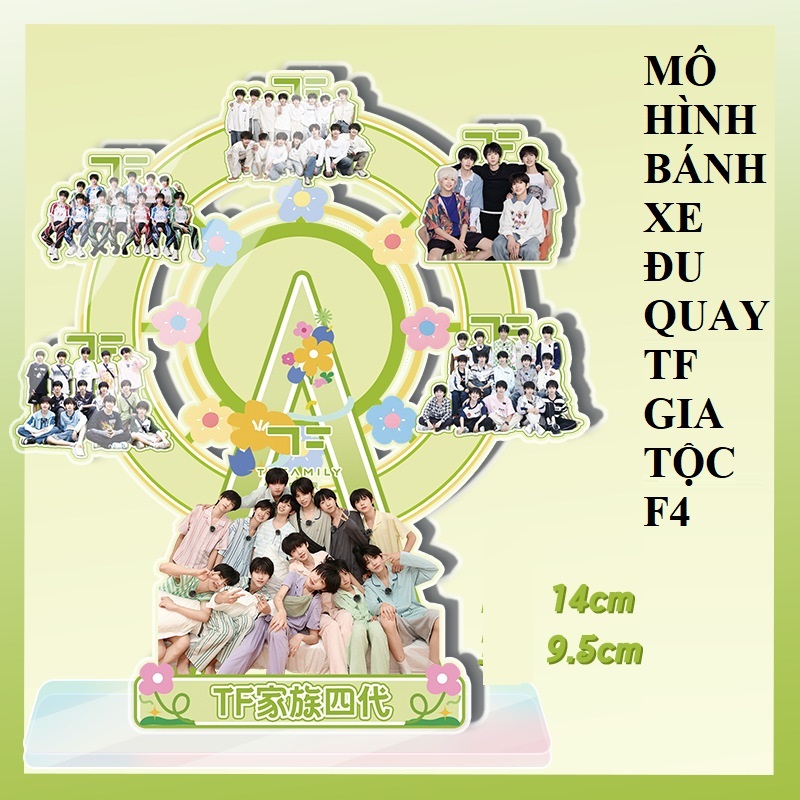 [SẴN-2 MẪU] 2025 Standee TF Gia Tộc F4 | Bánh xe đu quay Standee (y ...