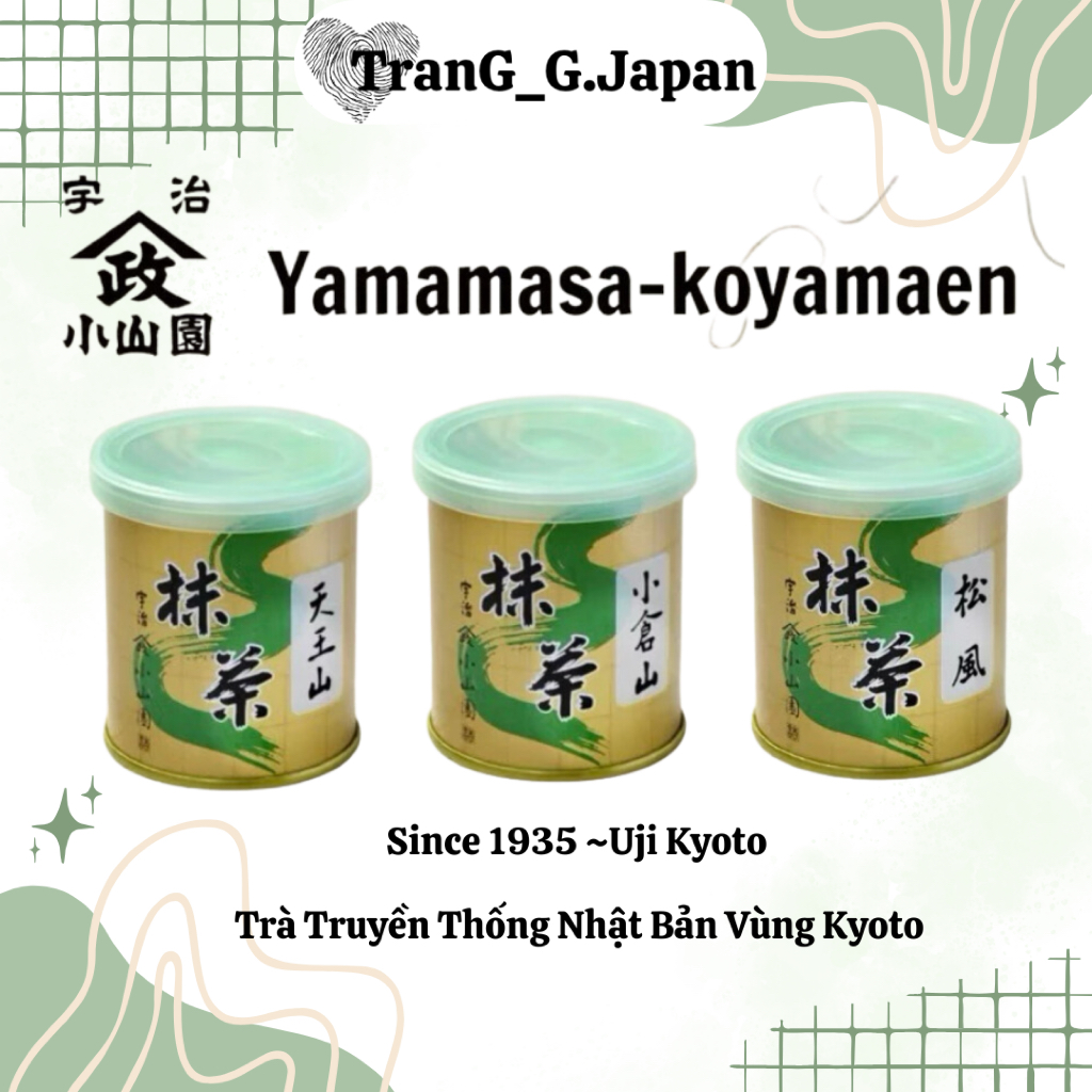 Bột Matcha Trà Yamamasa Koyamaen Uji Kyoto Cao Cấp Nhật Bản | Shopee Việt Nam
