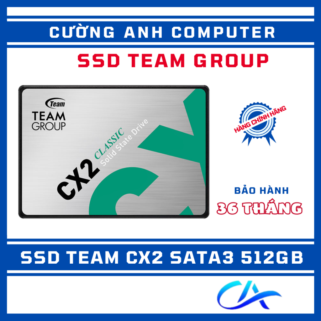 Ổ cứng SSD TEAMGROUP CX2 512G 2.5 INCH SATA 3 | Shopee Việt Nam