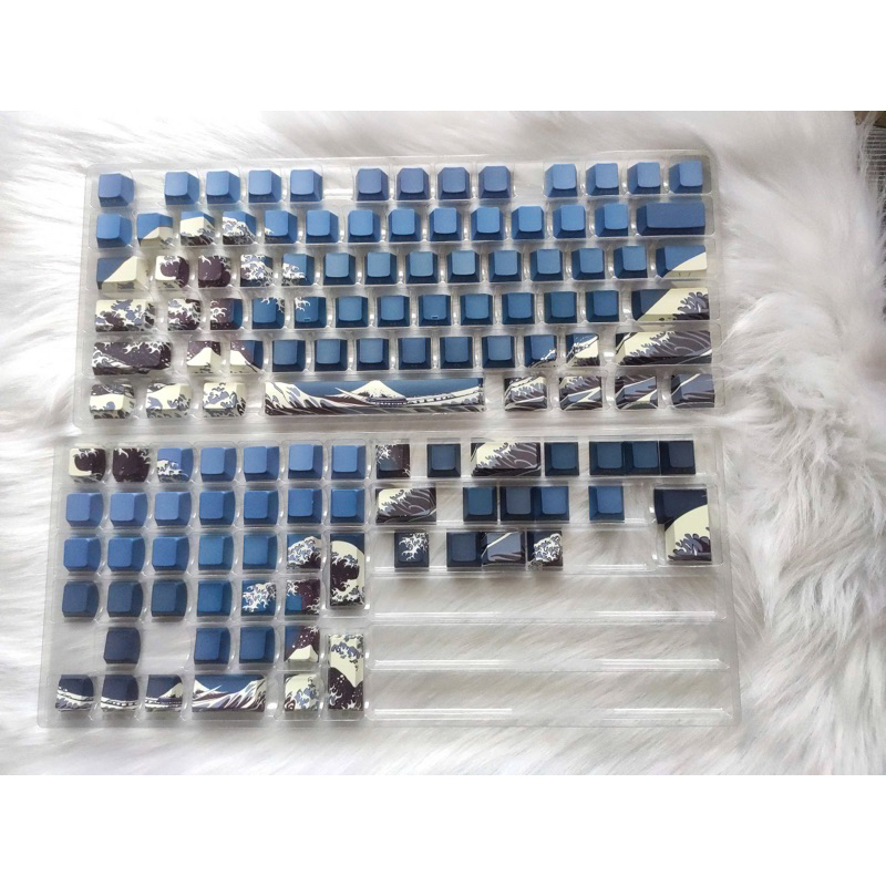 Keycaps Wave of Kanagawa xuyên led đẹp | Shopee Việt Nam