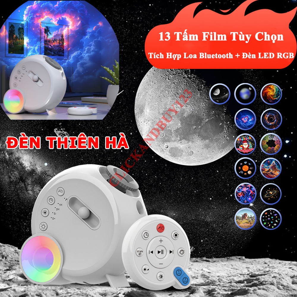 Đèn Thiên Hà Galaxy X1 Plus Kết Hợp Loa Bluetooth Chiếu Bầu Trời Sao ...