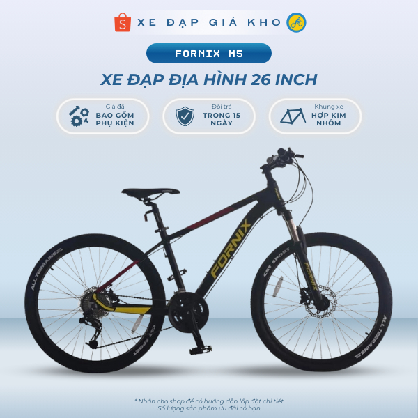 Xe Đạp Địa Hình Fornix M5 26 Inch Khung Hợp Kim Nhôm Bền Bỉ | Shopee Việt Nam