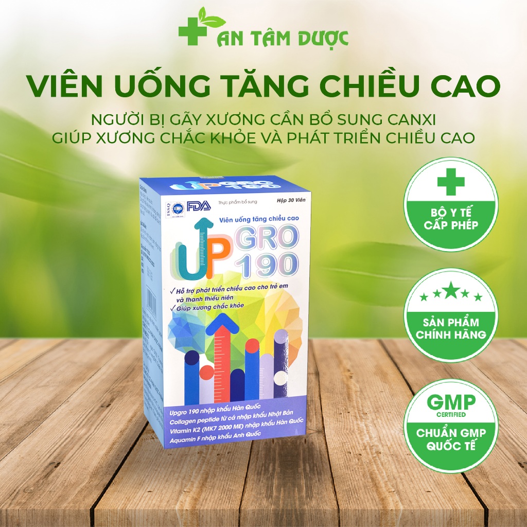 Viên Uống Hỗ Trợ Phát Triển Chiều Cao Cho Trẻ Em Và Thanh Thiếu Niên, Giúp Xương Chắc Khoẻ UPGRO ...