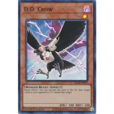 [ Bài Yugioh Chính Hãng ] D.D. Crow - BLCR-EN077 - Ultra Rare 1st ...