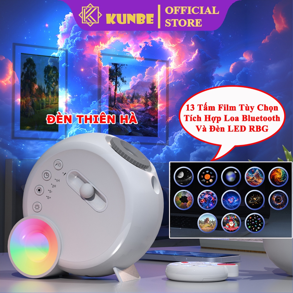 Đèn Thiên Hà Galaxy X1 Plus KUNBE Kết Hợp Loa Bluetooth Chiếu Bầu Trời ...