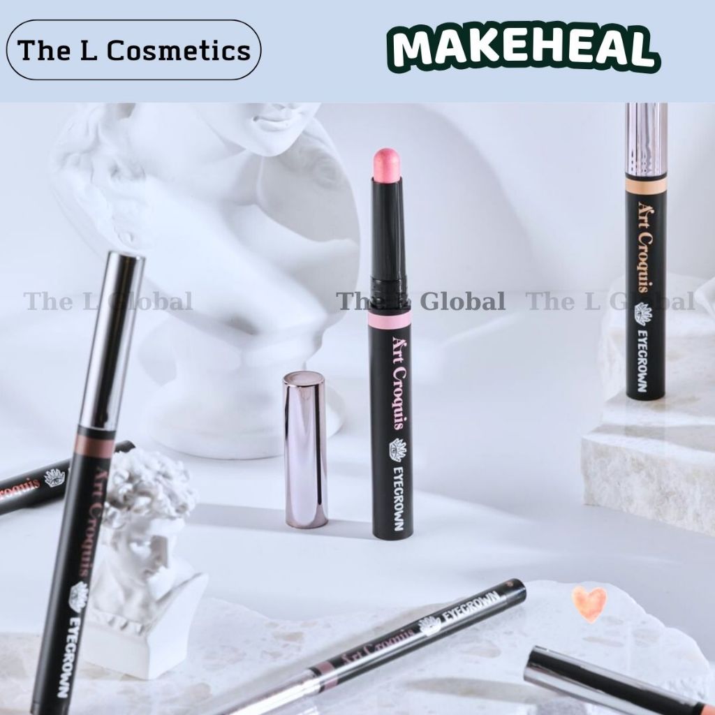 Bộ bút trang điểm mắt Makeheal, phấn mắt Hàn Quốc MAKEheal Eyecrown Art Croquis Stick Shadow Kit ...
