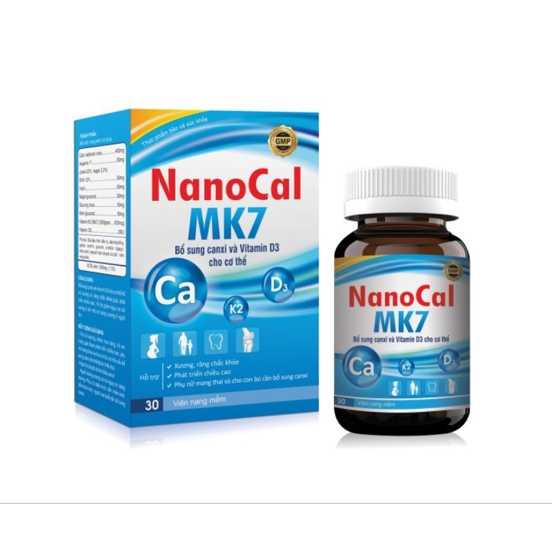 viên uống bổ sung canxi mk7 NANOCAL MK7 | Shopee Việt Nam
