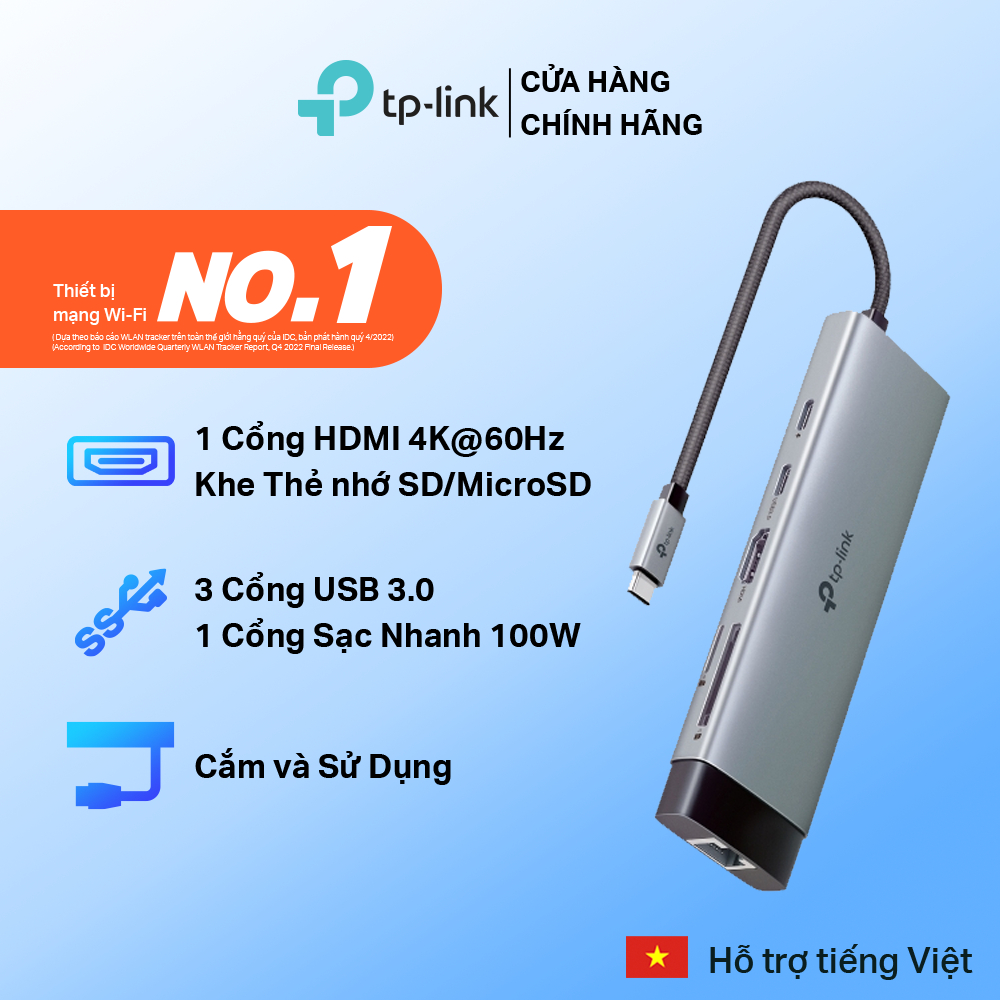 [Hỏa Tốc] HUB USB TP-Link UH9120C USB Type-C 9 Cổng Kết Nối – HUB USB Chuyên Dành Cho PC/LapTop ...