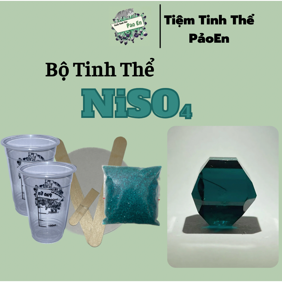 [NiSO4] Bộ dụng cụ nuôi tinh thể ( có giấy hướng dẫn ) | Shopee Việt Nam