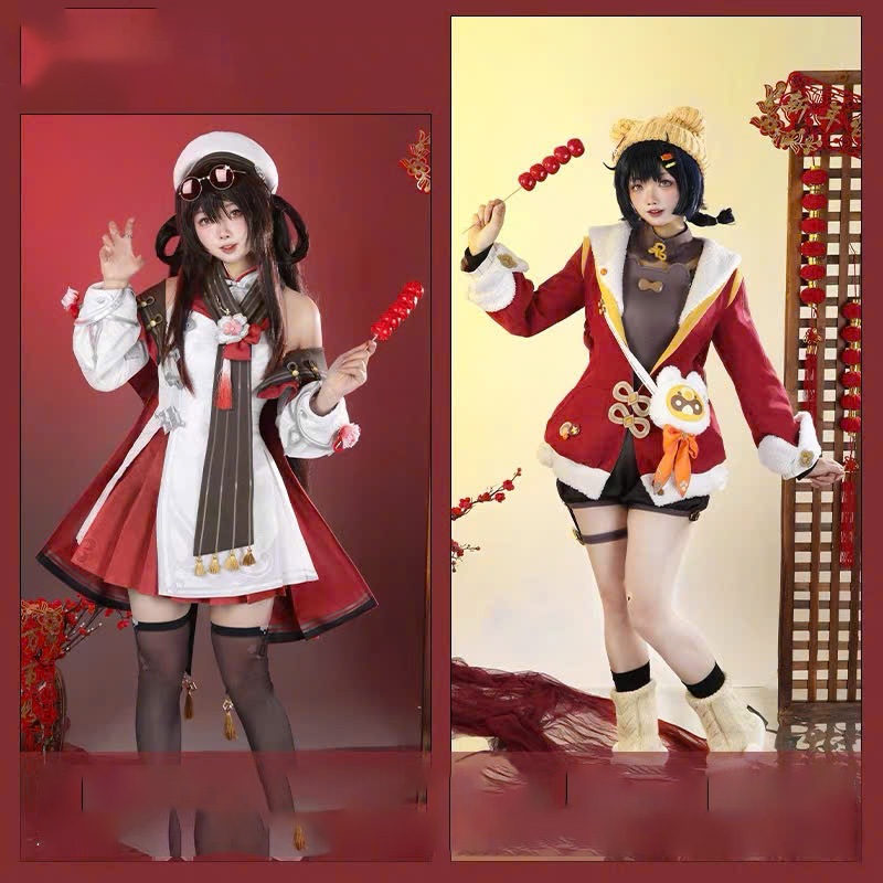 [ORDER] Trang phục COSPLAY Hutao và Xiangling skin Tết 2025 trong Genshin Impact | Shopee Việt Nam