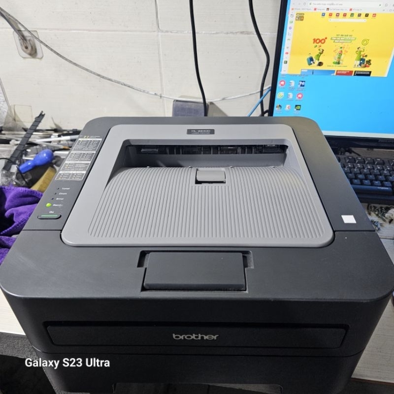 Máy in cũ brother 2240d, 2250dn. Tặng kèm hộp mực mới, dây nguồn, dây usb mới | Shopee Việt Nam