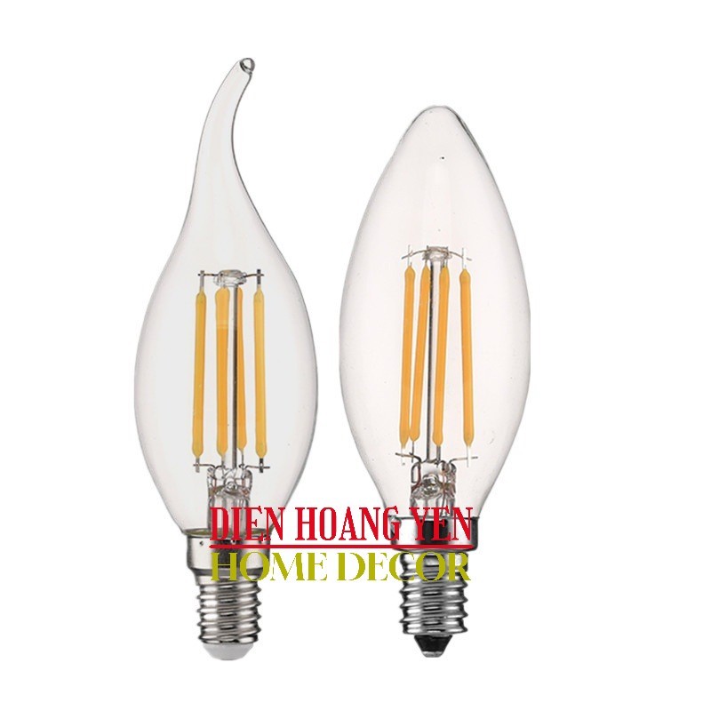 Bóng nến, bóng đèn led edison-bóng đèn led trang trí cà phê-quán ăn C35 ...