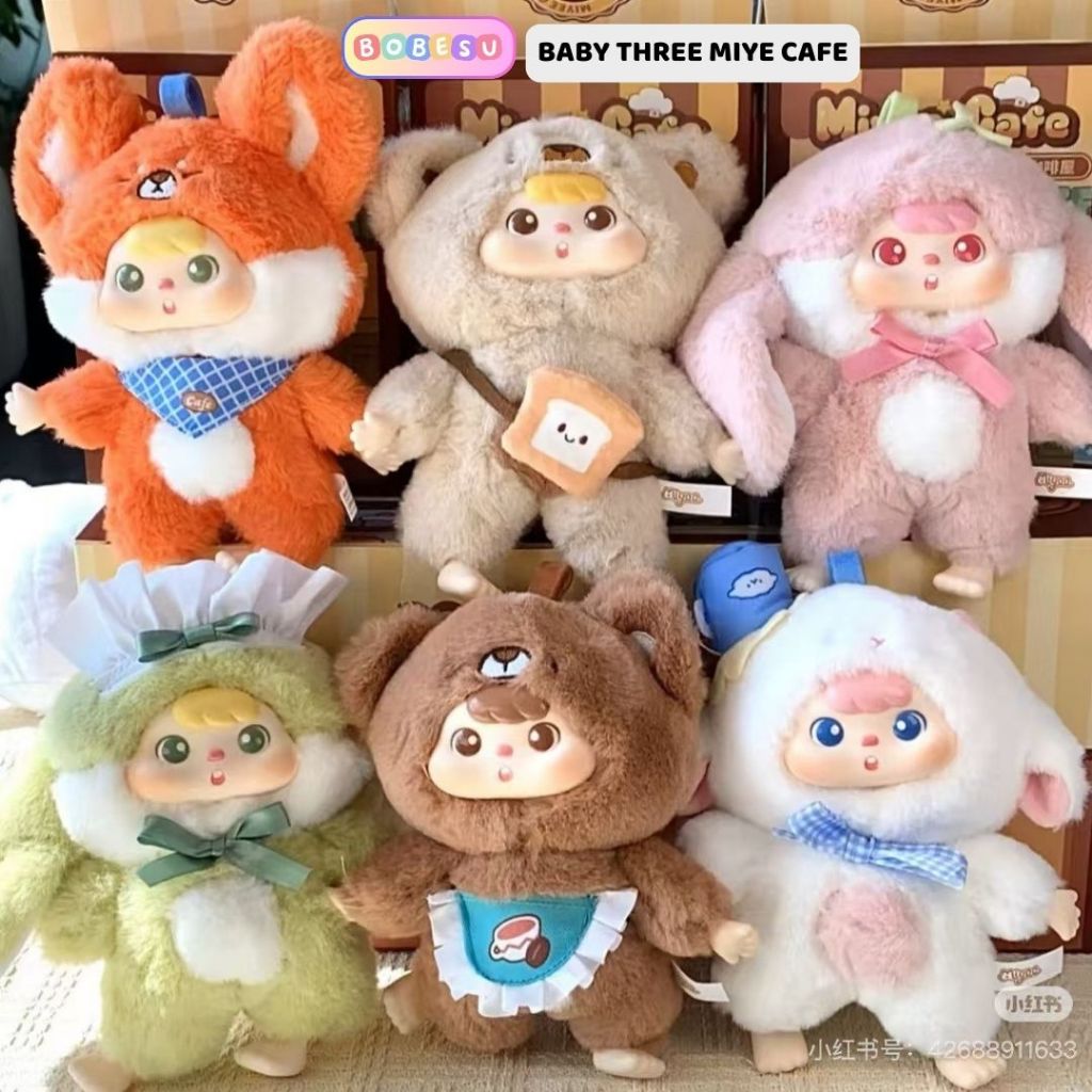 [ HÀNG SẴN GIAO ] Baby three miye cafe hàng blind box chính hãng baby ...