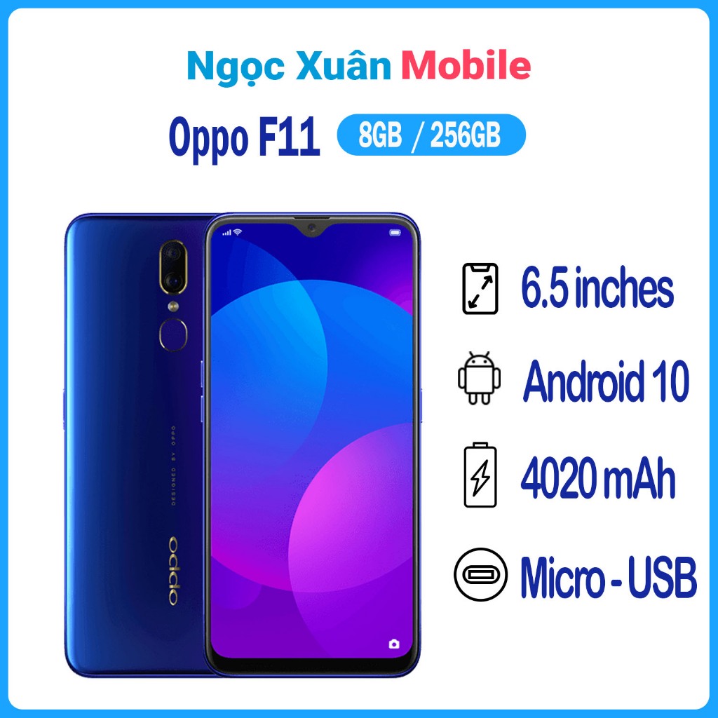 Điện thoại Oppo F11 6GB/128GB Nguyên zin đẹp keng, TẶNG(SẠC, CƯỜNG LỰC ...