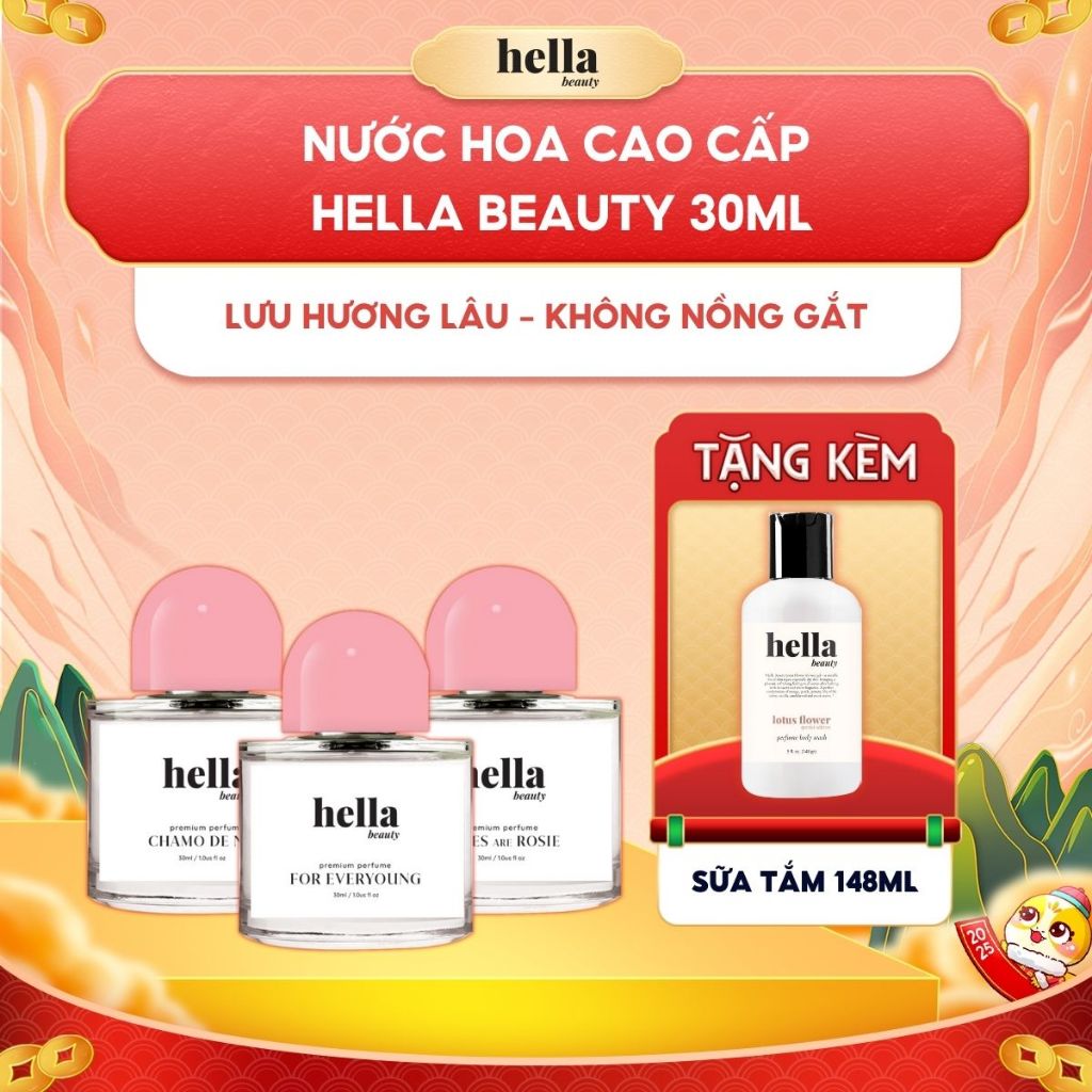 Nước hoa cao cấp Hella Beauty 30ml lưu hương lâu không nồng gắt ...