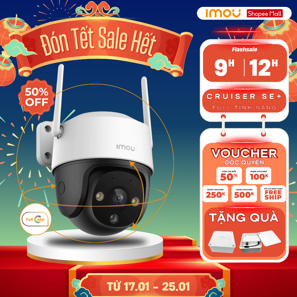 Camera Ngoài Trời IMOU CRUISER SE+ S51FEP 5MP Đêm Có Màu Đàm Thoại 2 ...