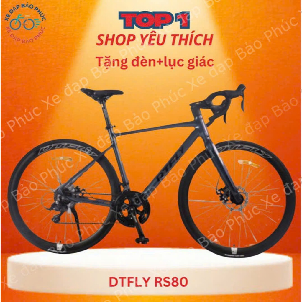Xe Đạp Đua DTFLY SR80 GEN 2 (Tặngđèn+chắnbùn+giáđỡbinhnước+lụcgiác ...